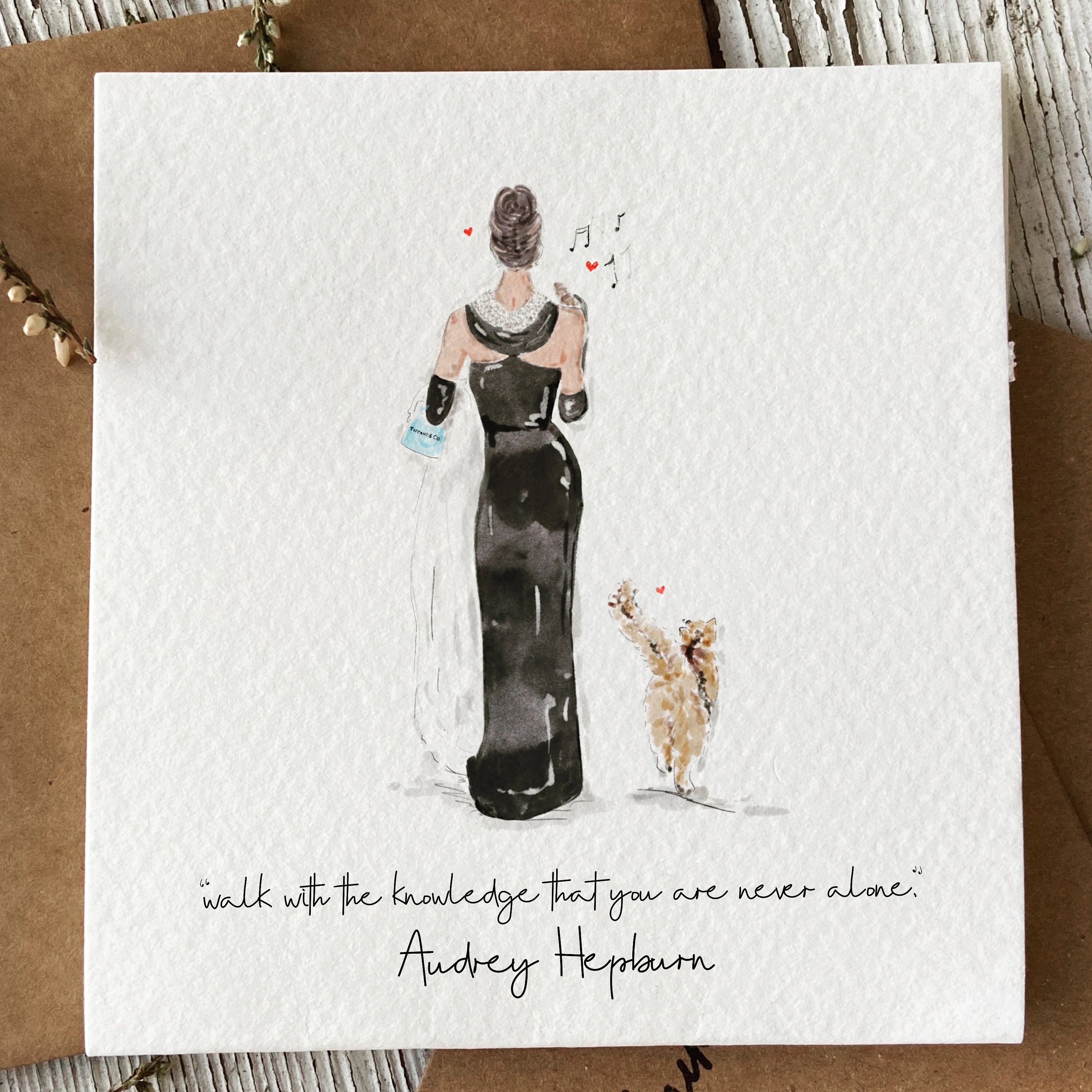 Audrey Hepburn Print – Lucy Claire Illustration