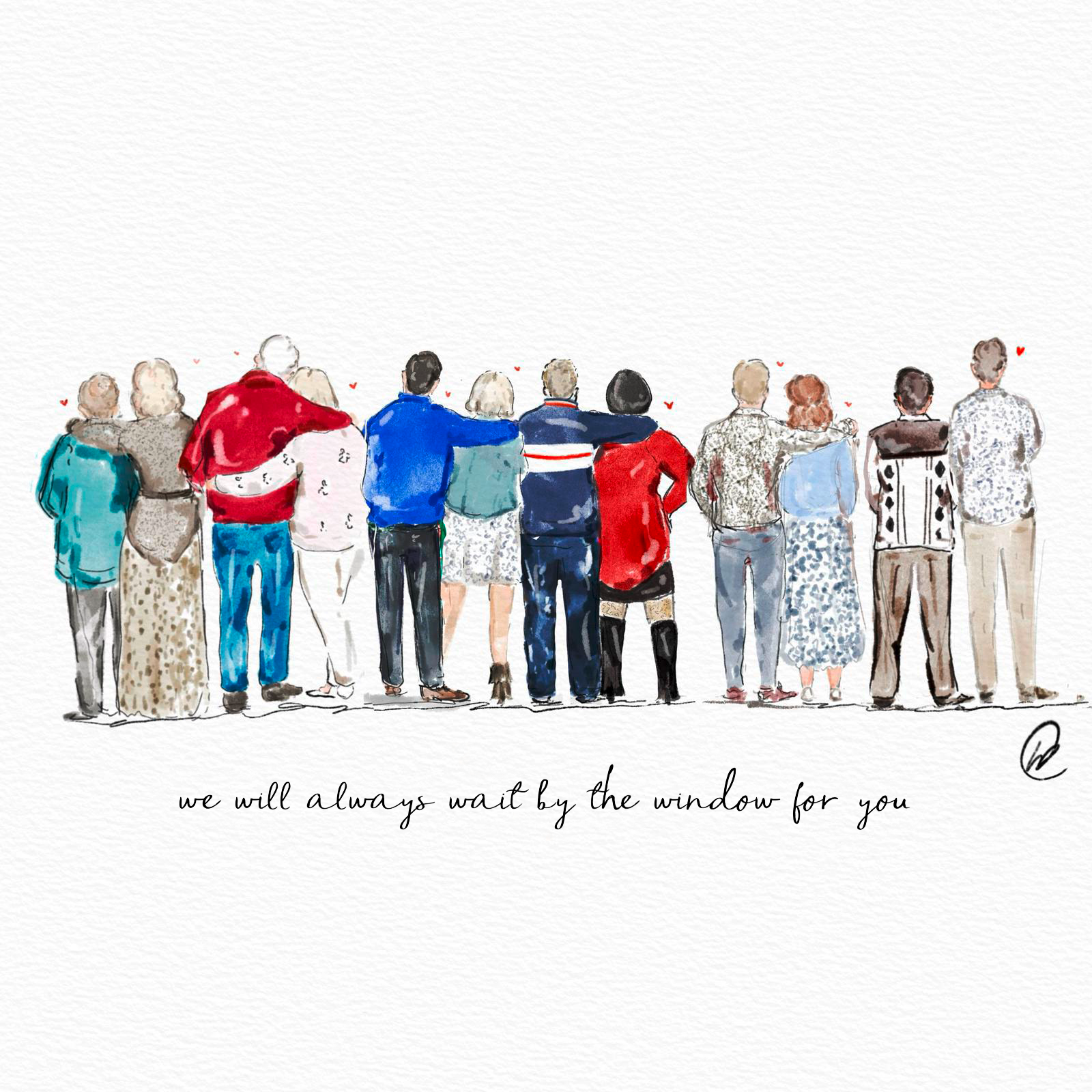 Gavin and Stacey family Finale drawing – Lucy Claire Illustration