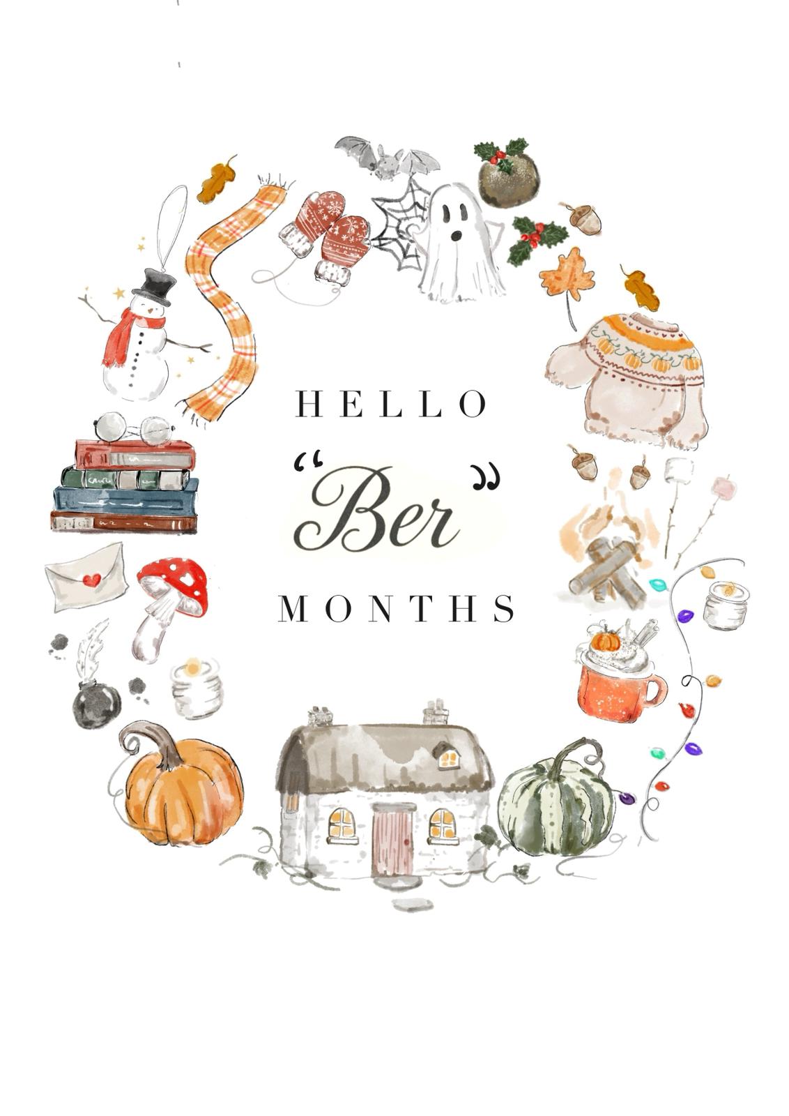 The ber months | Print – Lucy Claire Illustration