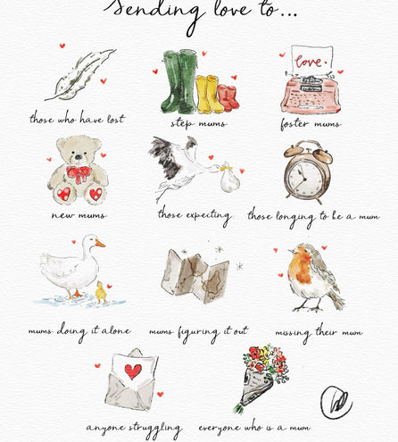 Ducks In a Row Print – Lucy Claire Illustration