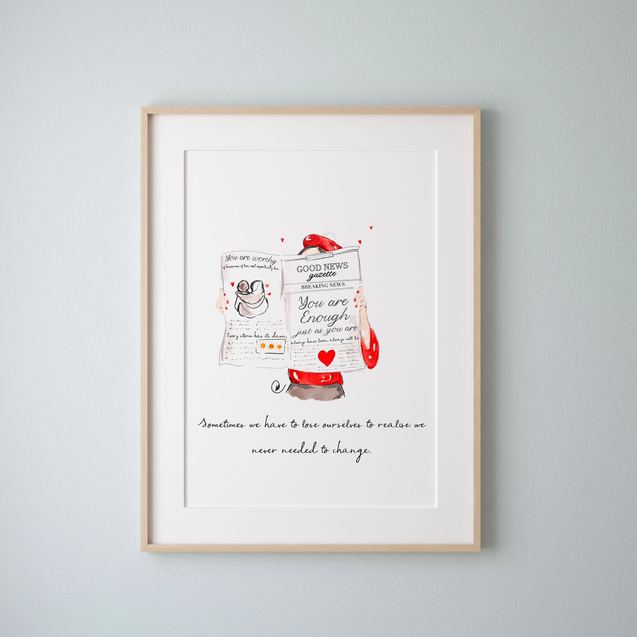 How Far You’ve Come Print – Lucy Claire Illustration